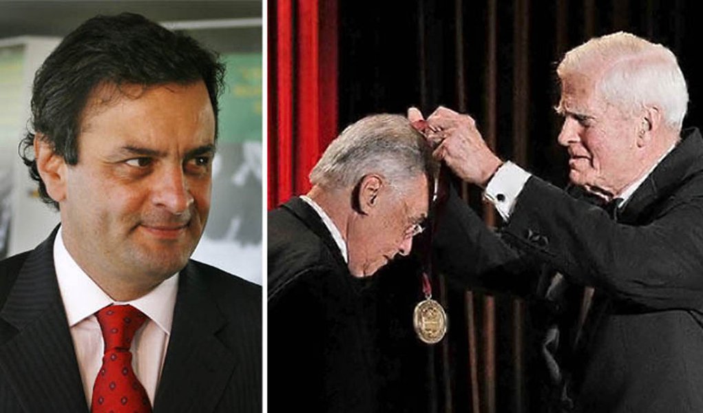 Aécio Neves usa prêmio de FHC para criticar governo | Brasil 247