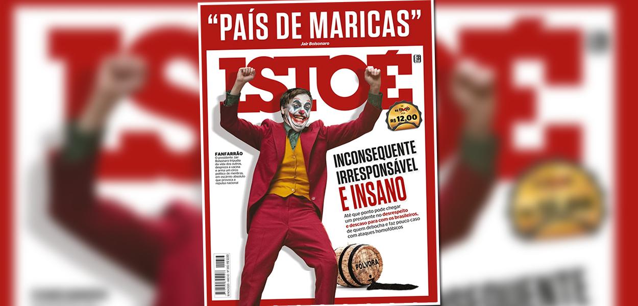 Capa da Istoé com Bolsonaro Coringa é assunto mais comentado nas redes ...