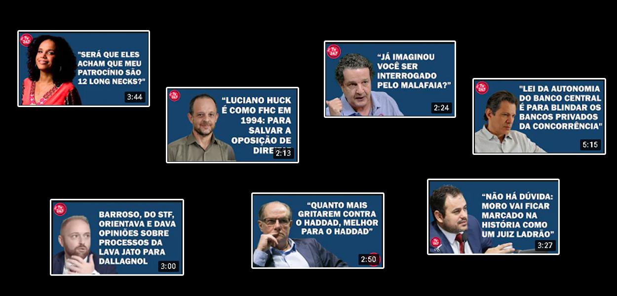 TV 247 cria canal oficial de clipes, com melhores trechos dos seus ...