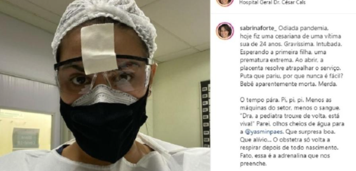 Sabrina Forte, obstetra de Fortaleza, relata a emoção em parto de ...