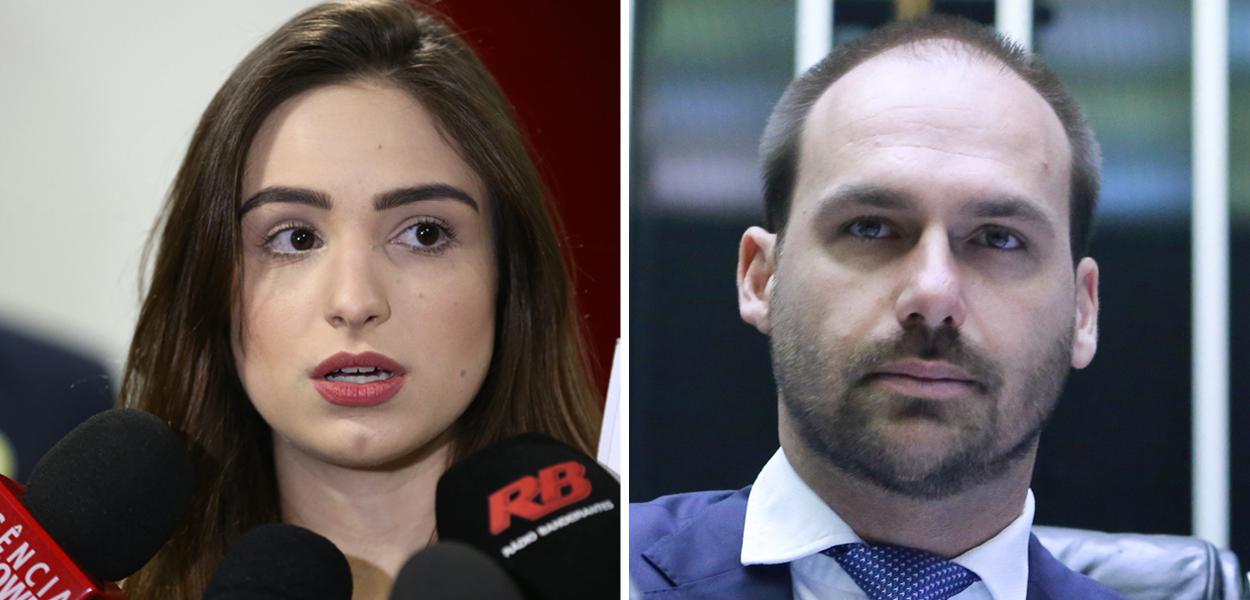 Patricia Lélis terá que depor em Brasília para explicar por que chamou Eduardo Bolsonaro de ...