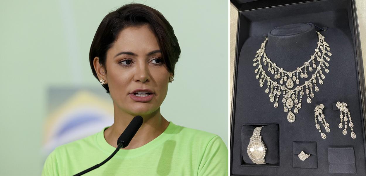 Após perder os direitos políticos, Bolsonaro diz que Michelle é ...