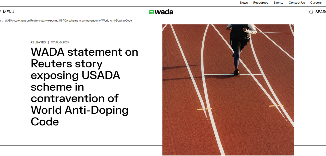 WADA expõe esquema da USADA em violação ao Código Mundial Antidoping ...
